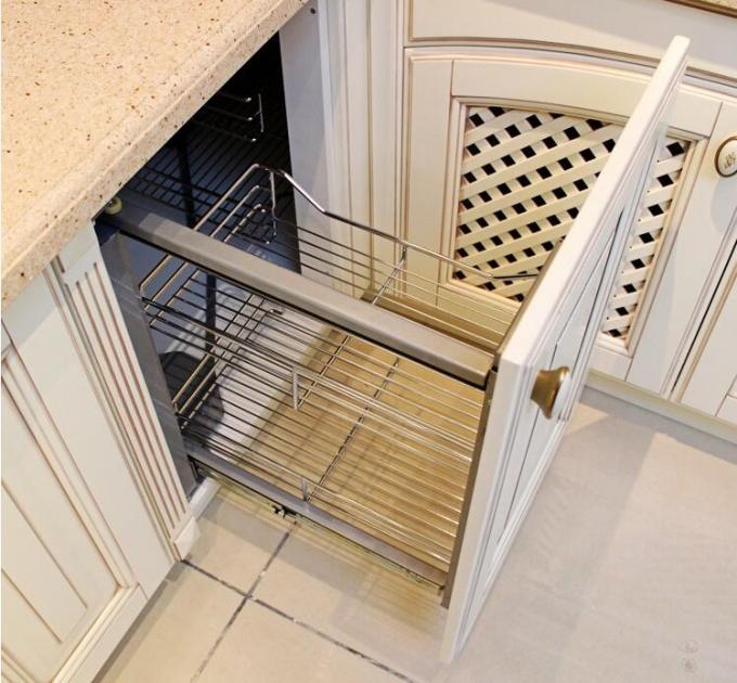180º Rotating Kitchen Pull Out Basket Little Magic Corner Pull Out Wire ...