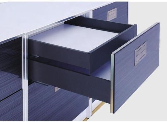 Soft Close Tandem Box Channels Drawer , Steel Tandem Kitchen Drawers