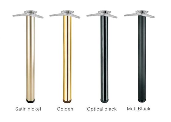 Classic Style Metal Furniture Legs , Chrome / BSN Finish Metal ...