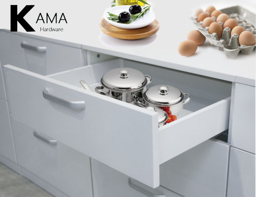 Soft Close Tandem Box Channels Drawer , Steel Tandem Kitchen Drawers
