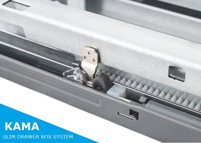 Slim Luxury Kitchen Tandem box Drawer Systems With Front Panel Tilt ...